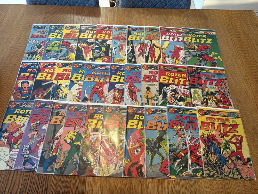 Roter Blitz Ehapa 1-47 Komplett nur 7 nummer fehlen! (Gebraucht) in ...