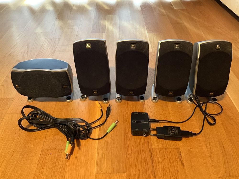 Logitech Z-5500, 5.1. Surround Sound System mit Subwoofer (Gebraucht ...