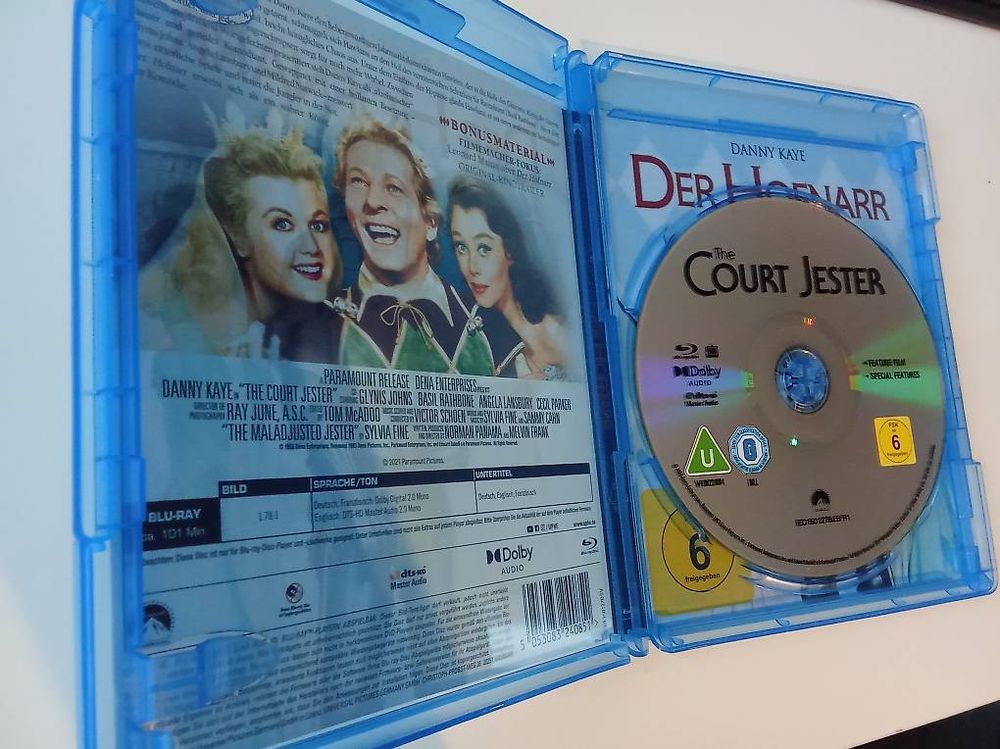 Der Hofnarr (1955) Blu-ray Danny Kaye (Neu (gemäss Beschreibung)) in ...