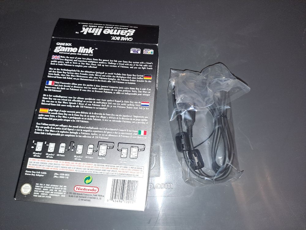 Game Boy Color Game Link Kabel universal cable Set Nintendo (Neu und ...