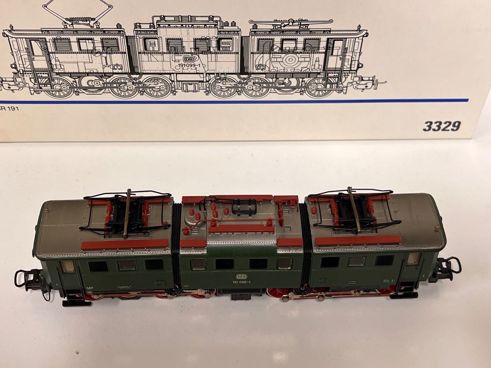 Märklin 3329 H0 AC E-Lok BR 191 099-1 der DB (Gebraucht) in Geroldswil ...