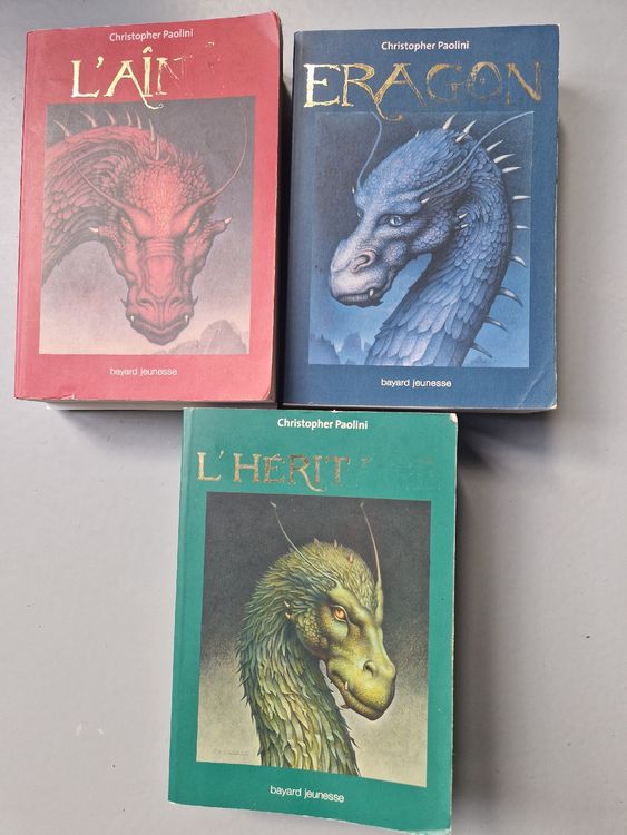 Lot Eragon: L'Ainé, Eragon, L'Héritage. (D'occasion) à jussarupt pour ...