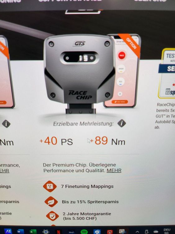 Race Chip GTS für Volvo V50 2.0D (Gebraucht) in für CHF 70 – mit ...