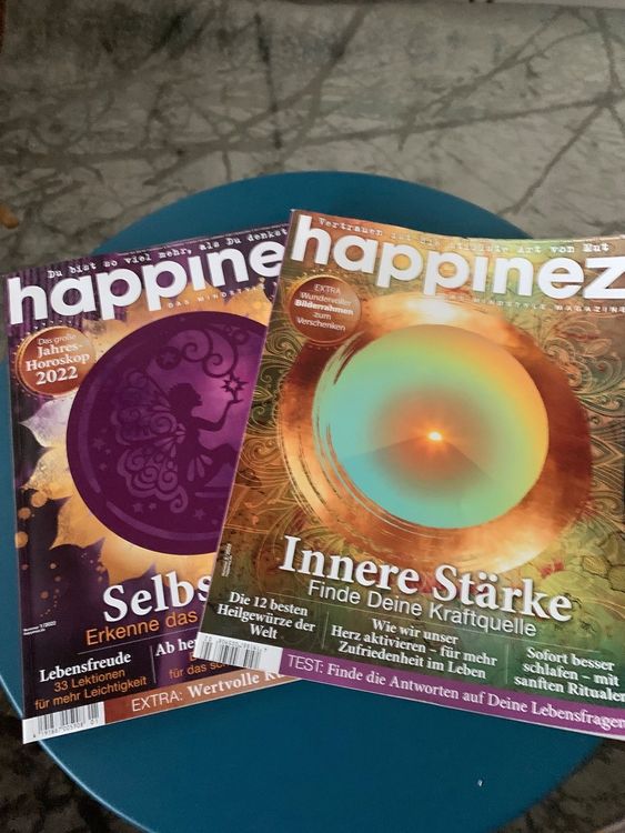 Happinez Magazin 2022/ 1,2 (Gebraucht) in Mettmenstetten für CHF 10 – mit Lieferung auf Ricardo ...
