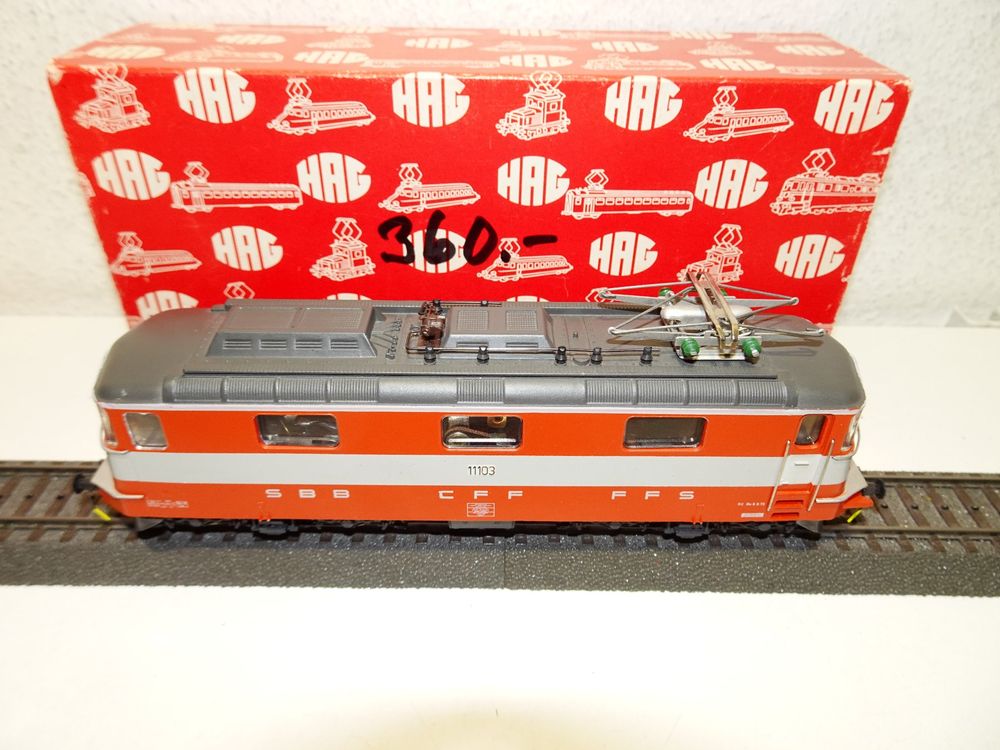 HAG Lokomotive SBB 11103 Swiss Express Re 4/4 HO Nr. 210 (G3 (Gebraucht) in Luzern für CHF 130.9 ...