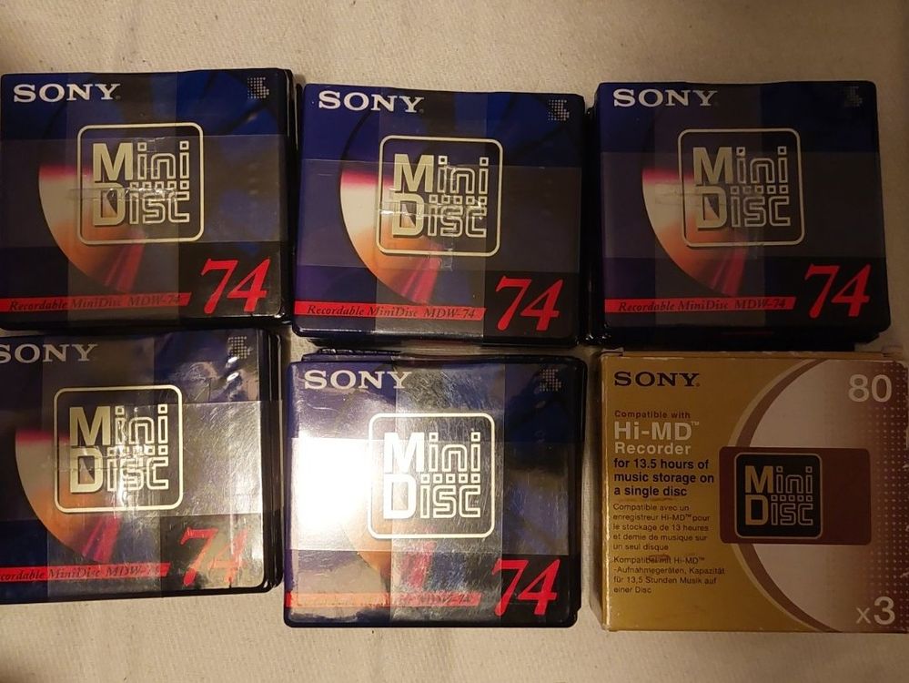 Lot 18x minidisc neufs Sony (Neu und originalverpackt) in Yverdon-les ...