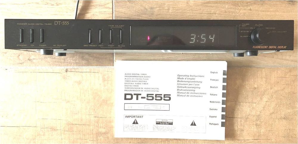 PIONEER AUDIO DIGITAL TIMER DT-555 (Gebraucht) in Romanshorn für CHF 19.95 – mit Lieferung auf ...
