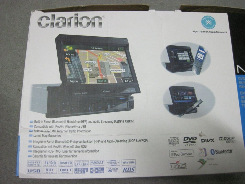 Clarion NZ502E 1-DIN Multimedia-Navigation mit CD/DVD, USB u (Gebraucht) in Zürich für CHF 200 ...