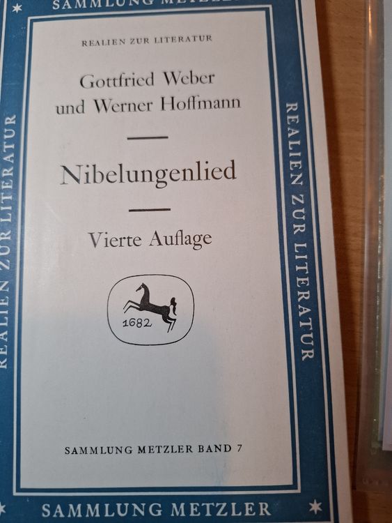 Nibelungenlied, Weber/Hoffmann, Vierte Auflage (Gebraucht) in Thun für CHF 1 – mit Lieferung auf ...
