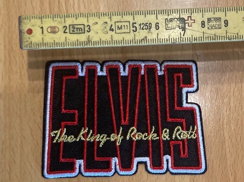 Elvis Presley Patch Aufnäher Sticker Metal Rock Band (Neu (gemäss ...