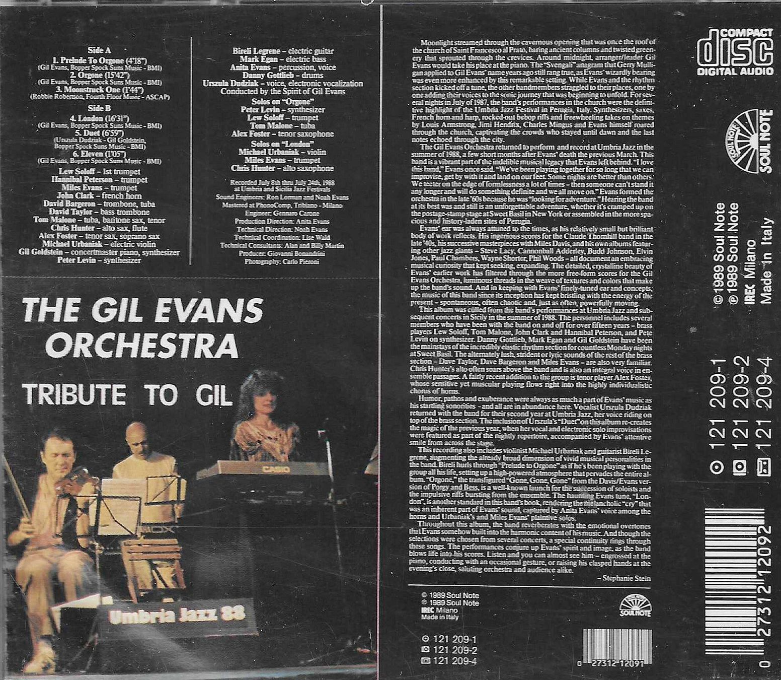 The Gil Evans Orchestra - Tribute To GIl (Gebraucht) in Savagnier für CHF 4 – mit Lieferung auf ...