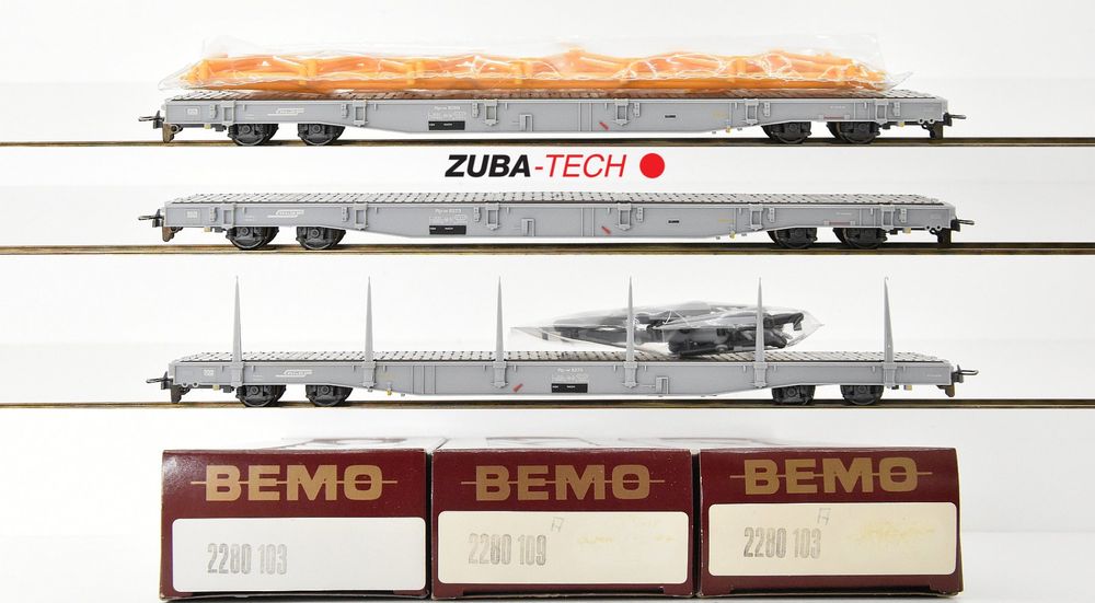 Bemo 3x Güterwagen der RhB H0m GS mit OVP | Kaufen auf Ricardo