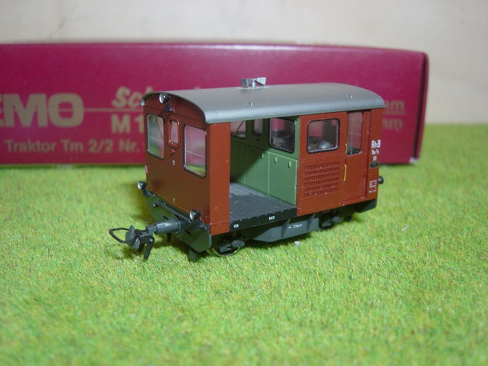 Traktor Tm 2/2 RhB von BEMO 1274 191 in HO-m / 1:87 (Gebraucht) in Safenwil für CHF 85 – mit ...