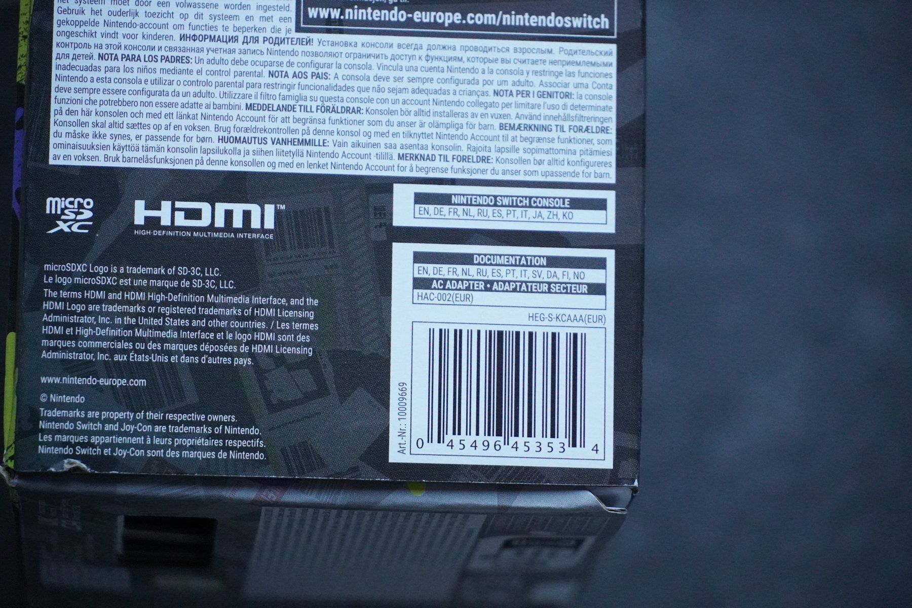 Nintendo Switch OLED (Splatoon Edition) + 10 Spiele (Neu (gemäss ...