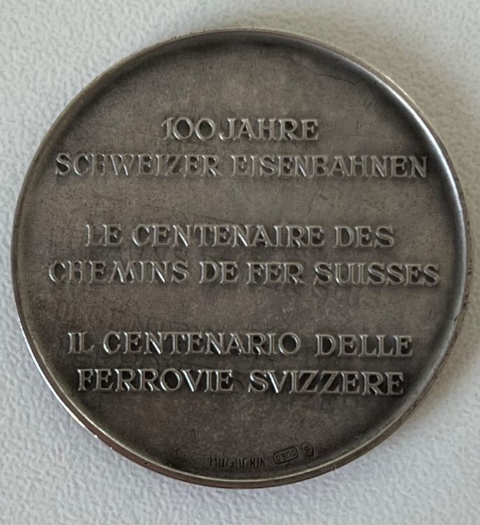 Silbermünze 100 Jahre Schweizer Eisenbahnen 1947 | Kaufen auf Ricardo