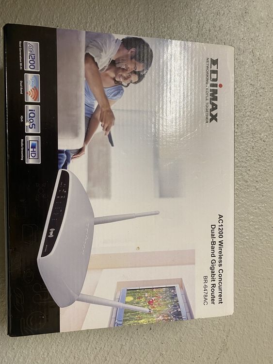 Edimax Dual-Band Gigabit Router BR-6478AC (Neu und originalverpackt) in ...