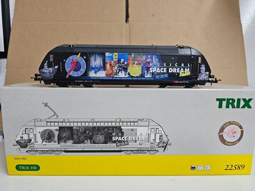 TRIX 22589 lok Re 460 CFF SPACE DREAM DIGITAL dès 1.-fr (Gebraucht) in ...