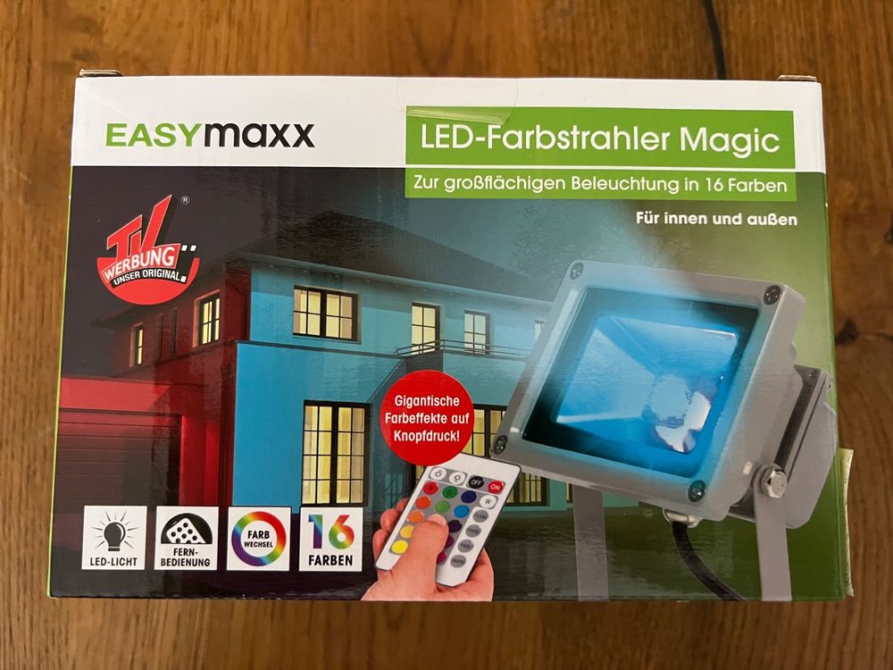 LED-Farbstrahler Magic von Easymaxx NEU (Neu und originalverpackt) in ...