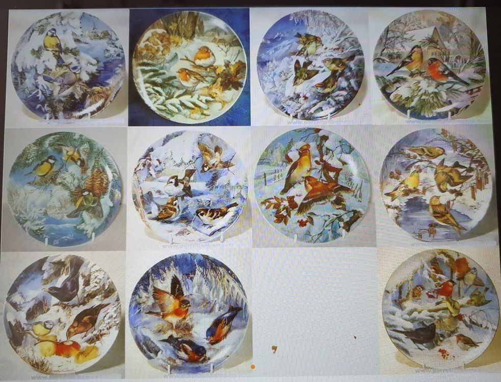 URSULA BAND SERIE "VOGEL IN WINTER" 11 STÜCK GANZE SERIE (Gebraucht) in ...