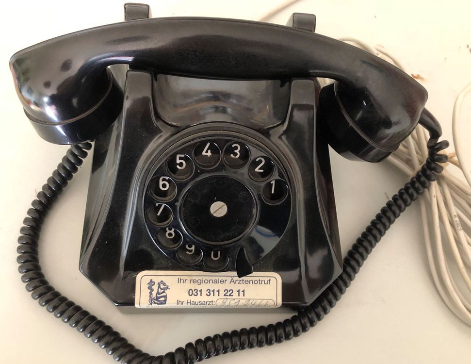 Telefon schwarz Klassiker 60er Jahre | Kaufen auf Ricardo