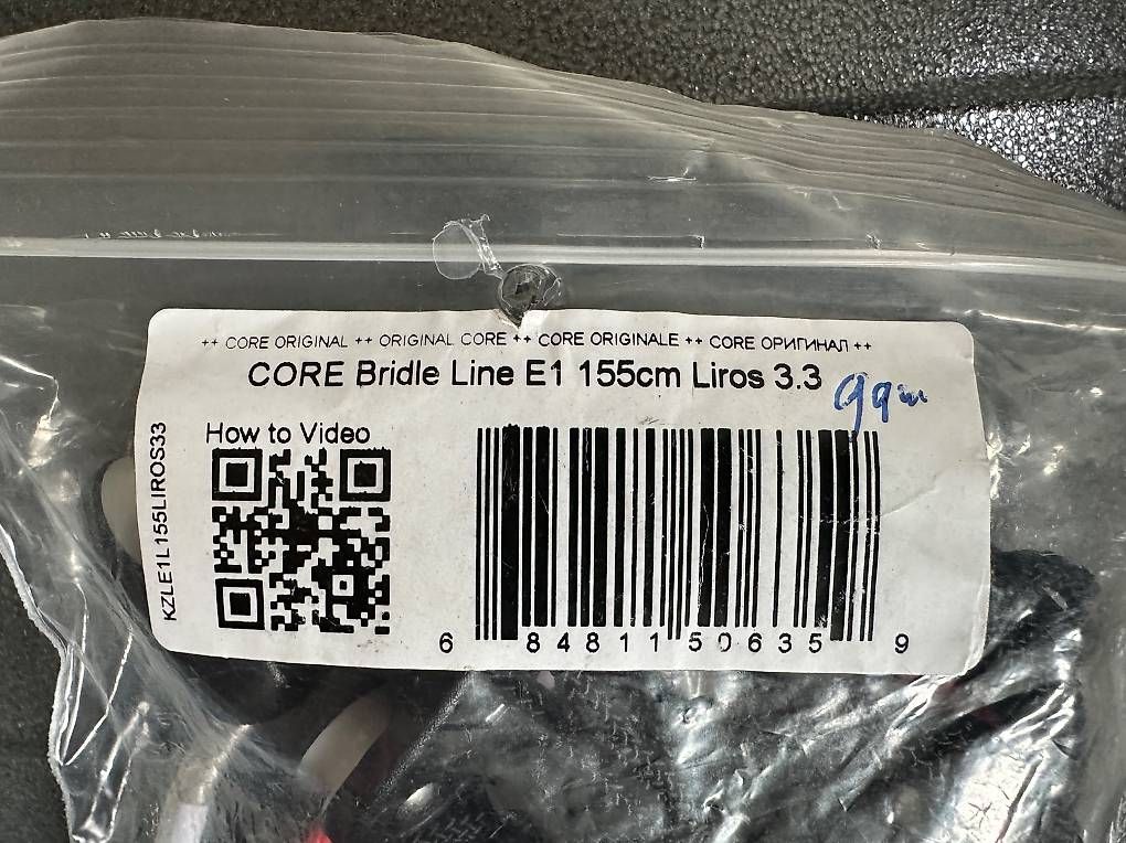 Kite Core Bridle Line E1 für Kite Core Nexus 2 9qm NEU!!! (Gebraucht ...