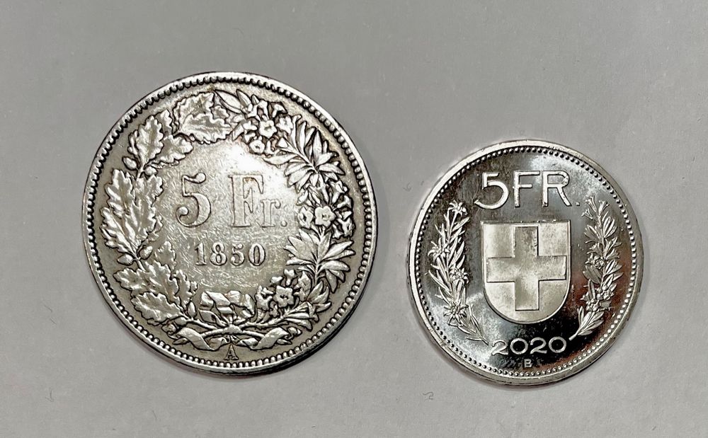 5 Franken 1850 (Gebraucht) in Egnach für CHF 699 – mit Lieferung auf Ricardo kaufen