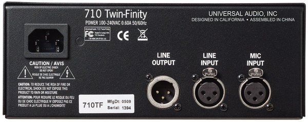 Universal Audio 710 Twin-Finity Single-Channel Mic Pre (Gebraucht) in ...