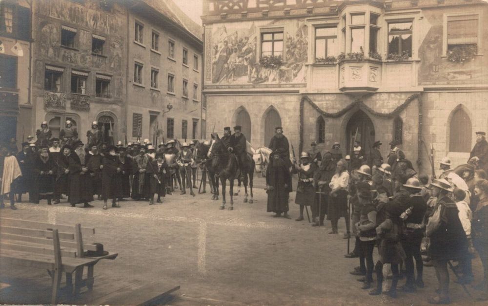 Historische Postkarte Stein am Rhein Festumzug ca. 1900 (Gebraucht) in Luzern für CHF 4 – mit ...