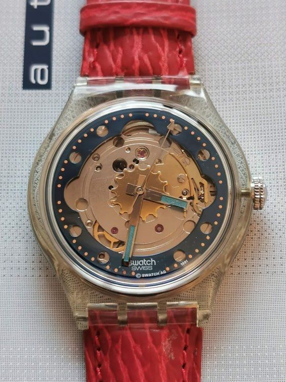 RED AHEAD,Swatch Automatic (SAK101) (Neu und originalverpackt) in ...