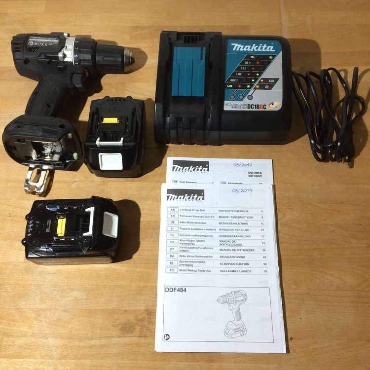 Makita DDF484 18V Akkuschrauber schwarz (Neu (gemäss Beschreibung)) in Wil SG für CHF 172 – mit ...