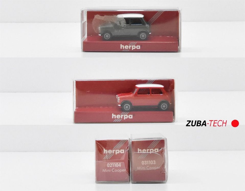 2x Herpa Mini Cooper mit OVP 1:87 (Gebraucht) in für CHF 12.5 – mit ...