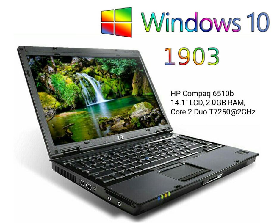 LAPTOP HP COMPAQ 6510b CORE 2 DUO WIN10 | Acheter sur Ricardo