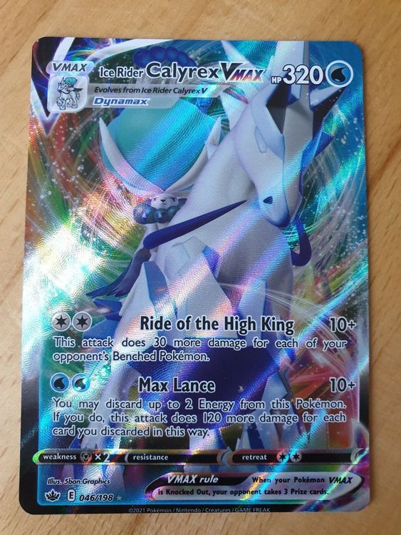 Ice Rider Calyrex VMAX Chilling Reign | Kaufen auf Ricardo