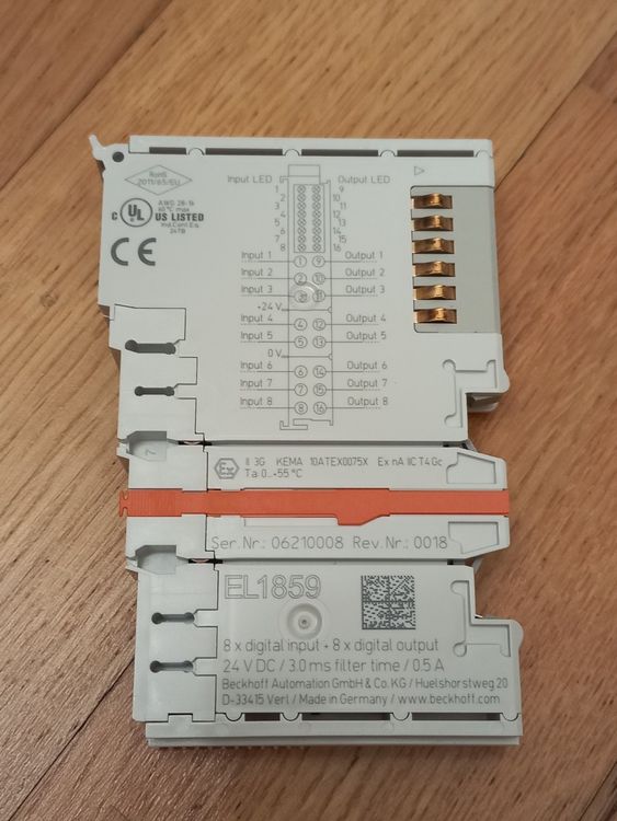 Beckhoff EL1859 Digital-IO Terminal (Gebraucht) in Dottikon für CHF 80 – mit Lieferung auf ...