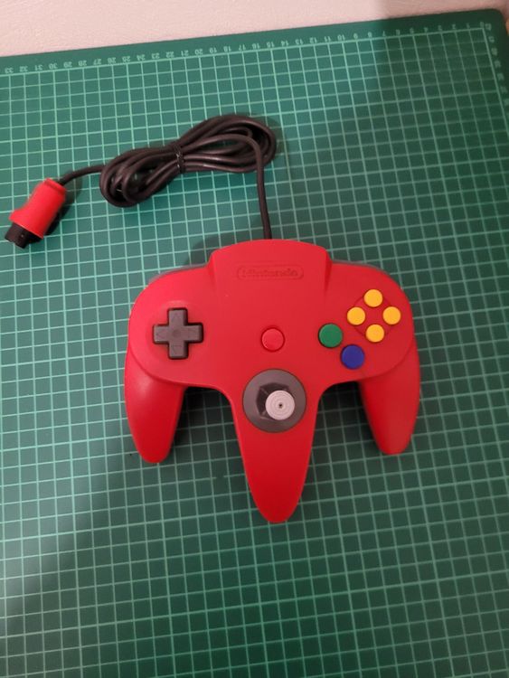 original Red Nintendo 64 N64 Controller - Tested and Working (Gebraucht ...