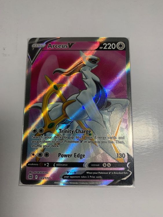 Pokemon Karte Arceus Full Art (Gebraucht) in Wettingen für CHF 11 – mit Lieferung auf Ricardo kaufen