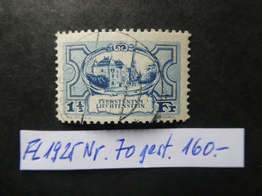 FL 1925 Nr. 70 gestempelt (Gebraucht) in Lausen für CHF 24 – mit Lieferung auf Ricardo kaufen
