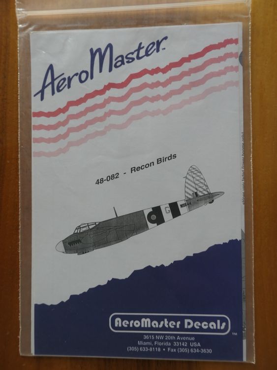 1/48 Mosquito MkXIV & F-5E Lightning & Spitfire Recon Birds | Kaufen ...