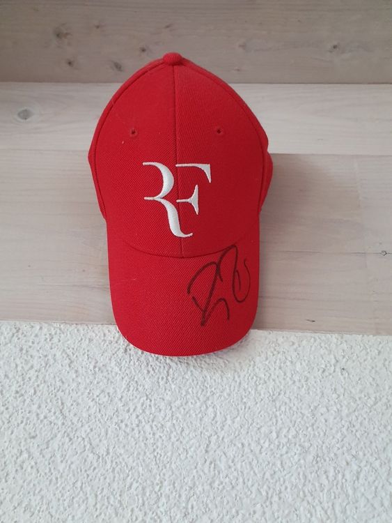 Roger Federer RF Cap mit original Unterschrift (Neu (gemäss ...