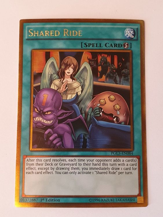 Yugioh Shared ride gold rare TCG Card (Gebraucht) in Oberdorf BL für ...