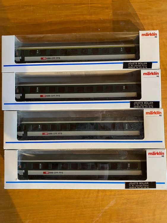 Märklin SBB EW IV Wagenset H0 (Gebraucht) in Uster für CHF 149 – mit Lieferung auf Ricardo kaufen