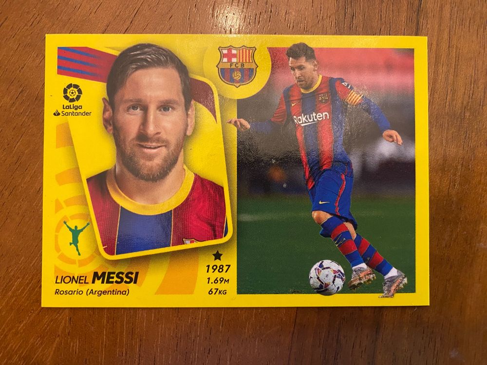 Lionel Messi Panini Sticker La Liga Barcelona (Neu (gemäss Beschreibung ...