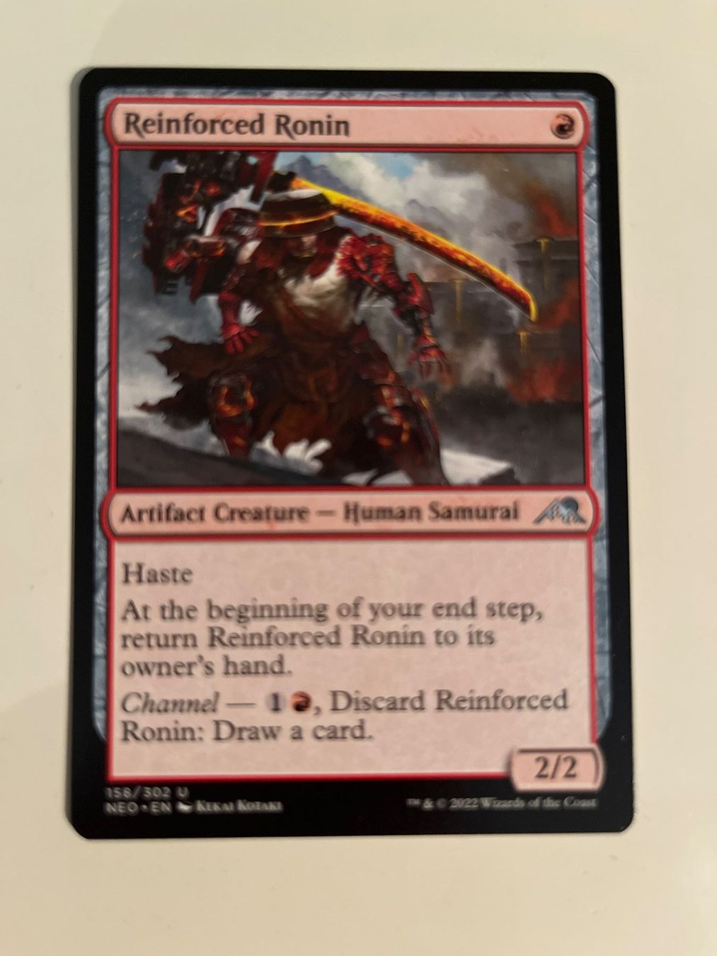 1 x Reinforced Ronin - Magic: The Gathering - MtG (Gebraucht) in Kriens ...