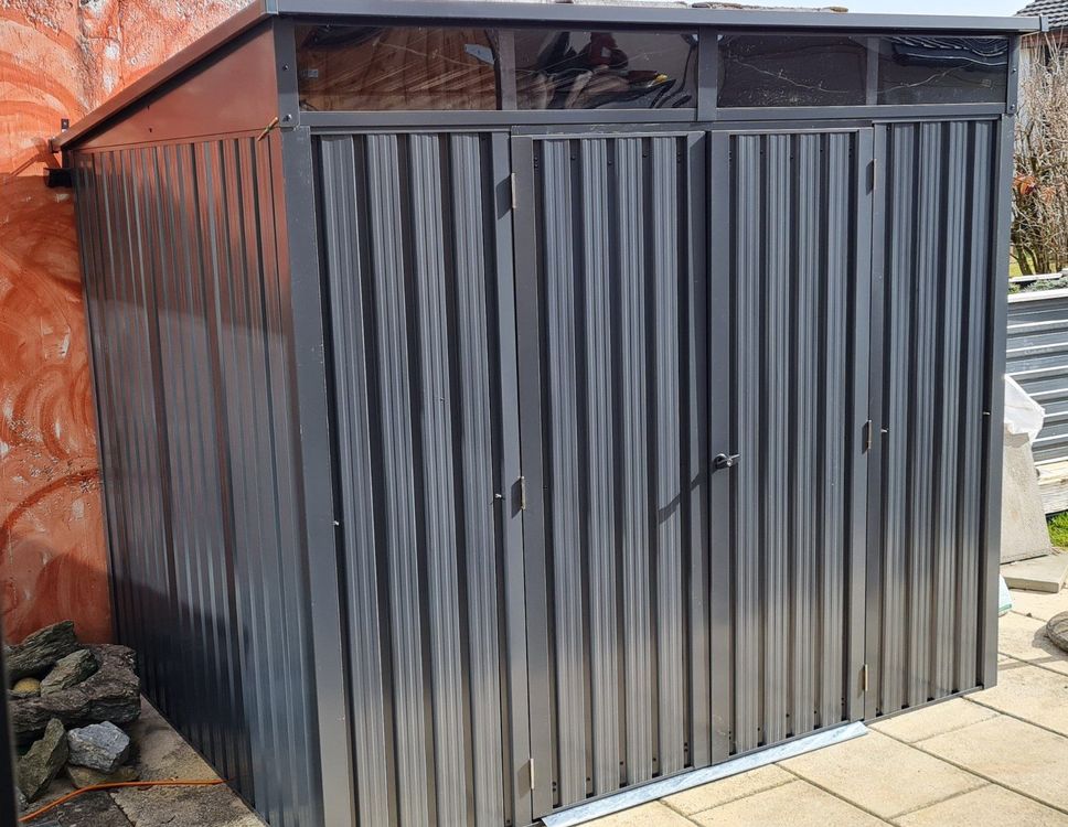 Gartenhaus / Metallgerätehaus Pultdach (Gebraucht) in Unterägeri für ...