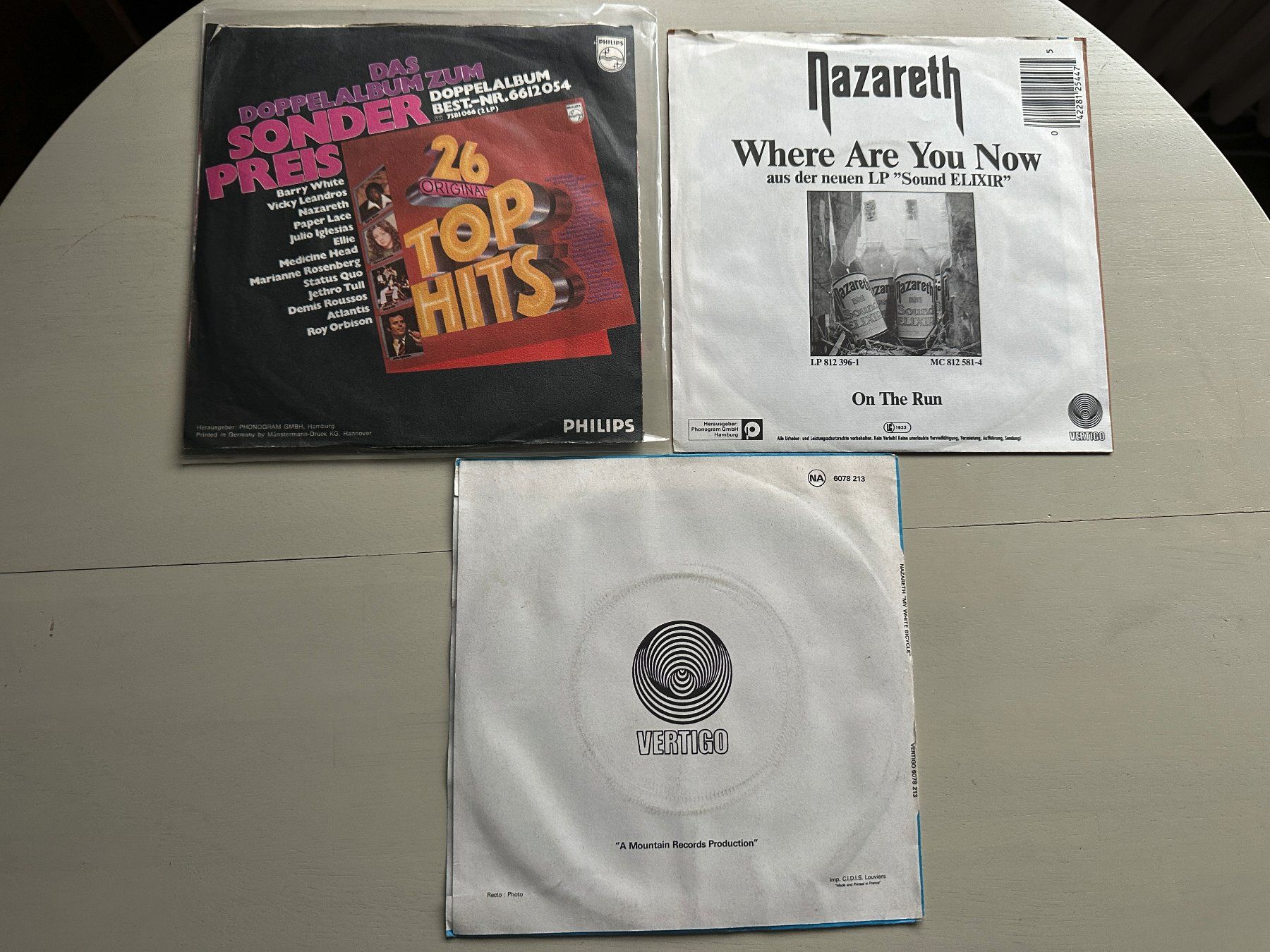 NAZARETH tolle rare Singles Kult Top Hits Love hurts Rock (Gebraucht ...