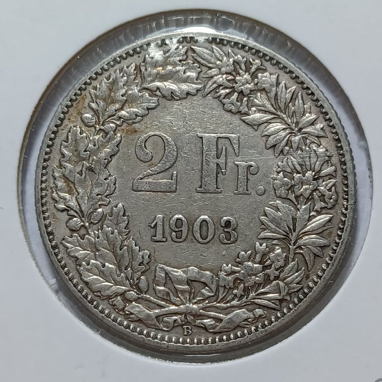 2 Franken 1903 ss (Gebraucht) in Pfäffikon ZH für CHF 20 – mit Lieferung auf Ricardo kaufen