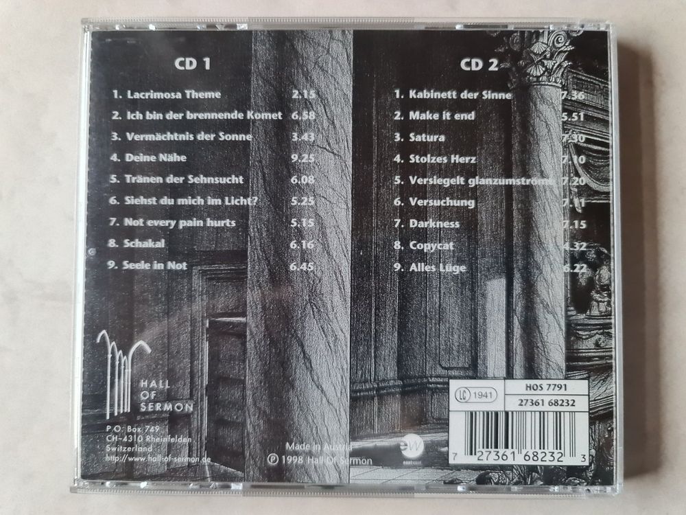 Lacrimosa - Live / 2 CDs (Gebraucht) in Schneisingen für CHF 3 – mit Lieferung auf Ricardo kaufen