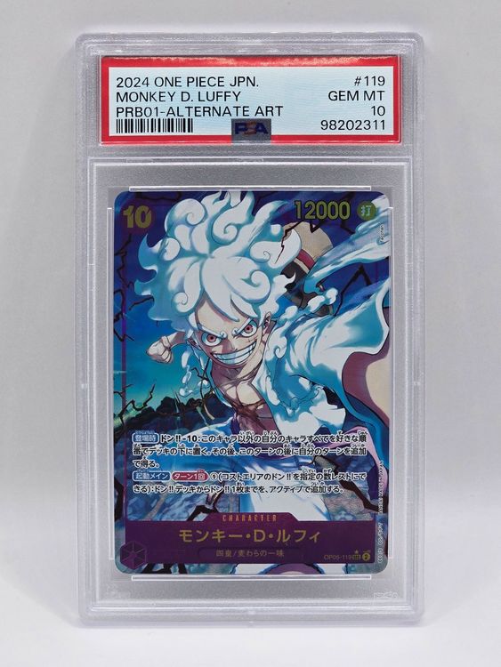 Monkey D. Luffy OP05-119 PRB01 - PSA 10 (Gebraucht) in Le Grand ...