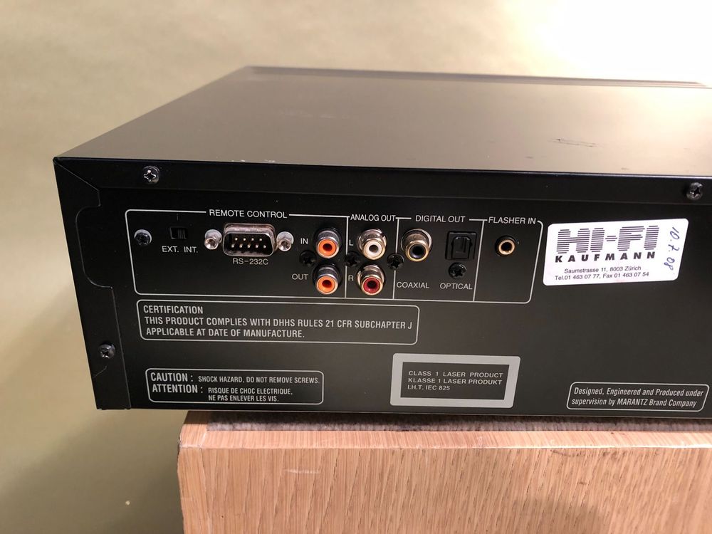 Marantz 5 Disc CD Changer CC4001 | Kaufen auf Ricardo