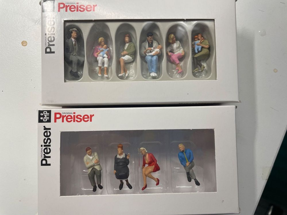 Preiser 1/43 sitzende Personen 2 Sets | Kaufen auf Ricardo